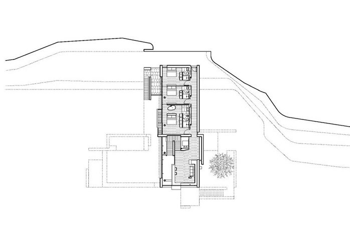 Richard Meier planos de Villa Gardone - Tecnne | arquitectura y contextos