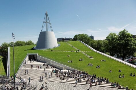 Mecanoo, Biblioteca de la Universidad de Delft - Tecnne | arquitectura ...