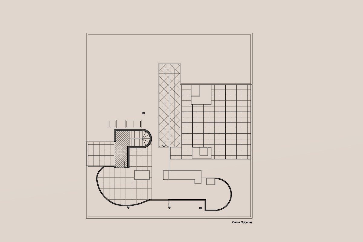 Planta Baixa Da Villa Savoye Le Corbusier