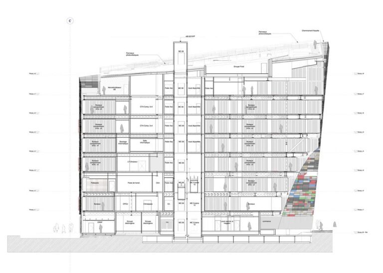 Snøhetta, Edificio de oficinas Le Monde - Tecnne | arquitectura y contextos