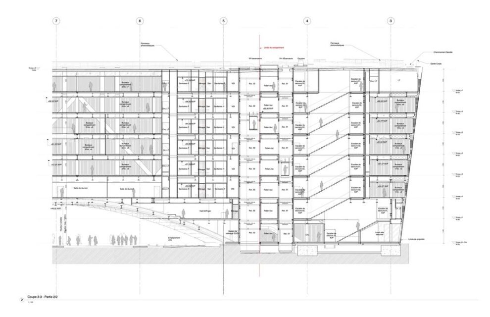 Snøhetta, Edificio de oficinas Le Monde - Tecnne | arquitectura y contextos
