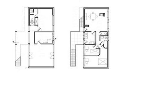 Planos de Casa Citrohan Le Corbusier - Tecnne | arquitectura y contextos