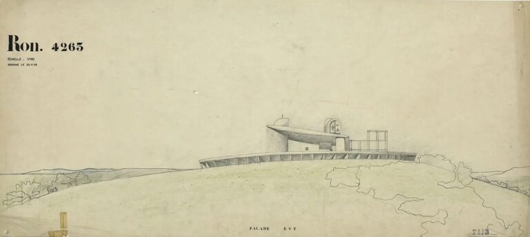 Le Corbusier Ronchamp planos - Tecnne | arquitectura y contextos