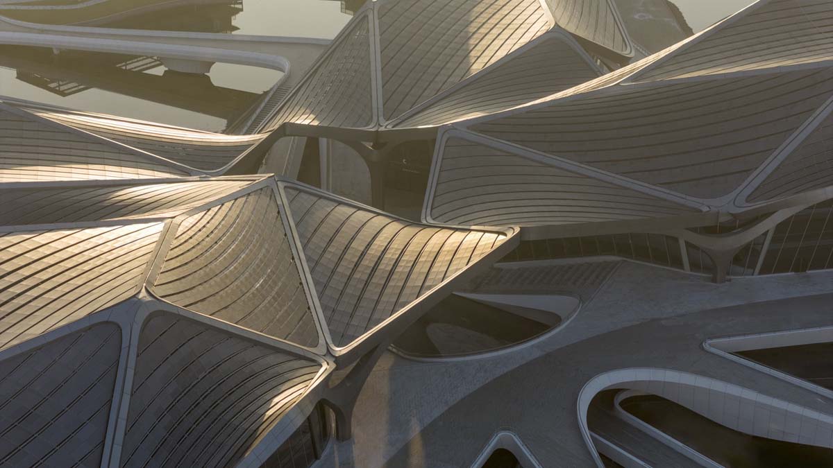 Zaha Hadid, Performing Arts Center en Zhuhai - Tecnne | arquitectura y ...
