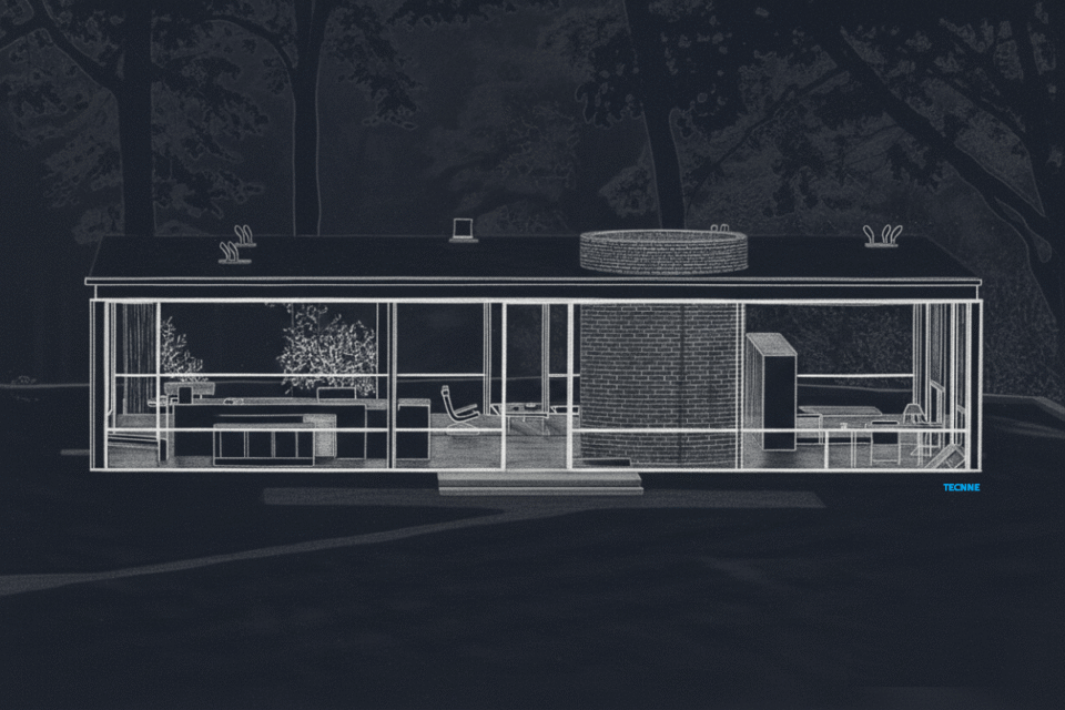La Glass House de Philip Johnson – TECNNE